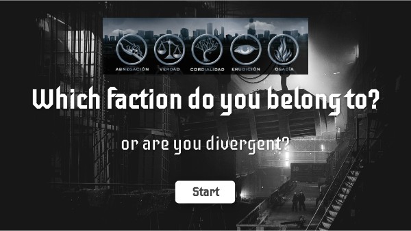 Divergent escape room
