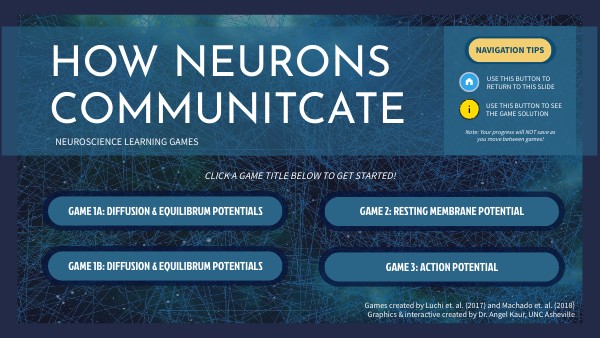How Neurons Communication: Learning Games (Kaur) | Genially
