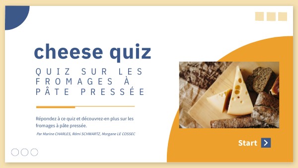 Quiz SAé Fromage