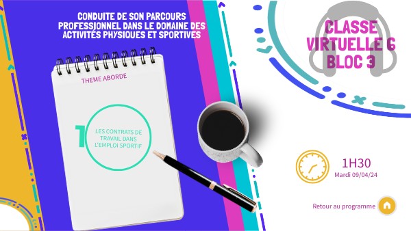 CV 6 BLOC 3 de la formation CQP ALS | Genially