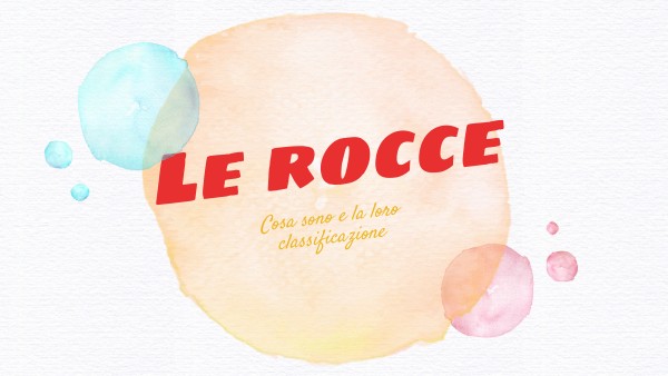 Le rocce