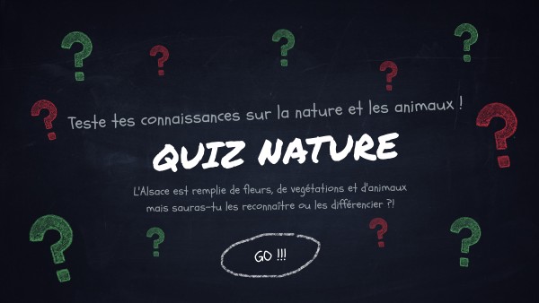 quiz nature | Genially