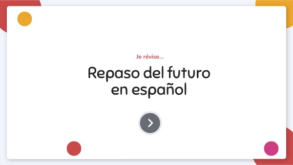 Repasar el futuro