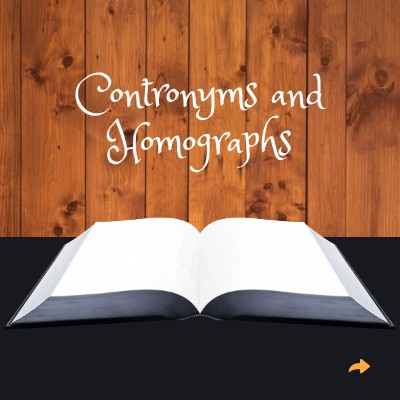 Contronyms and Homographs
