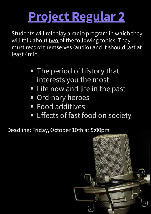 Project Regular 2-CONARE