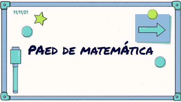 PAED DE MATEMÁTICA