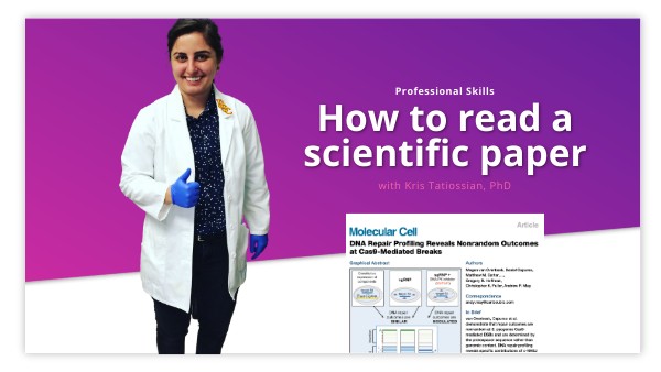 Professional Skills - How to Read a Science Publication