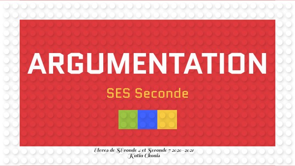 Argumentation Seconde : AEI