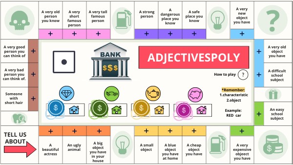 Book1 - Unit 2B Monopoly - Adjectives conversation