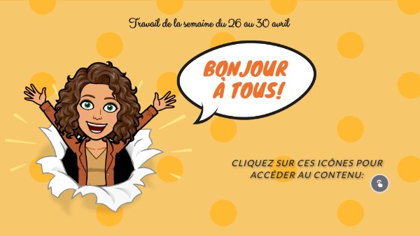 5e travail de la semaine du 26 avril | Genially