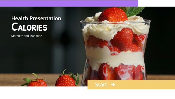 English presentation food | Genially