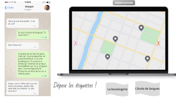 Lire un plan, donner des directions | Genially