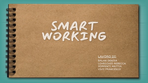 Presentazione sullo Smart Working