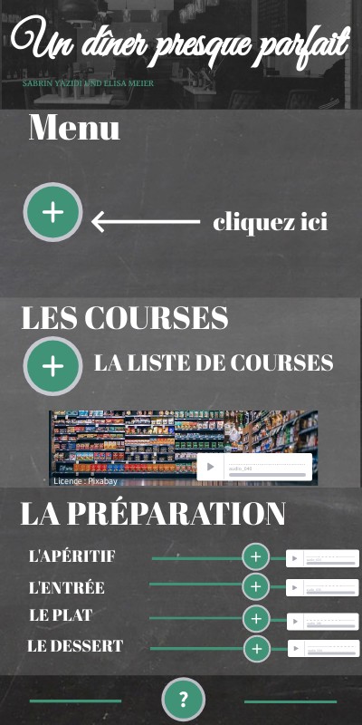 Un dîner presque parfait | Genially