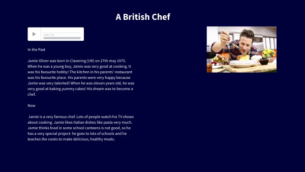 A British Chef | Genially