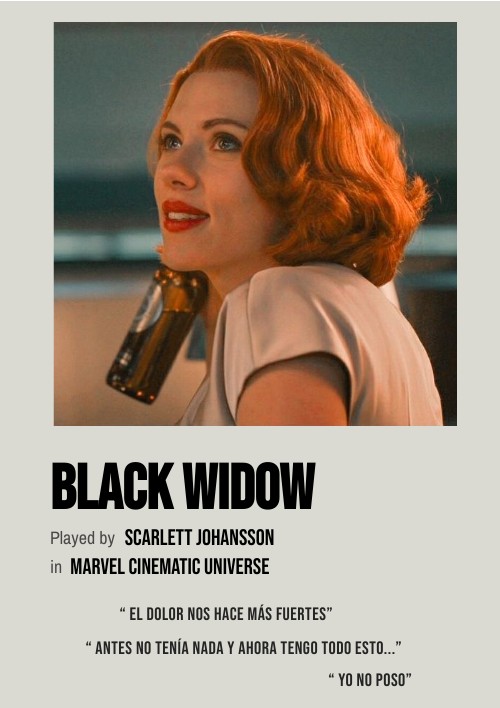 Panel Black Widow
