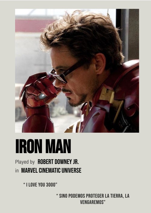 Panel Iron man