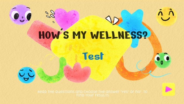 Self-assessment Wellness | Genially