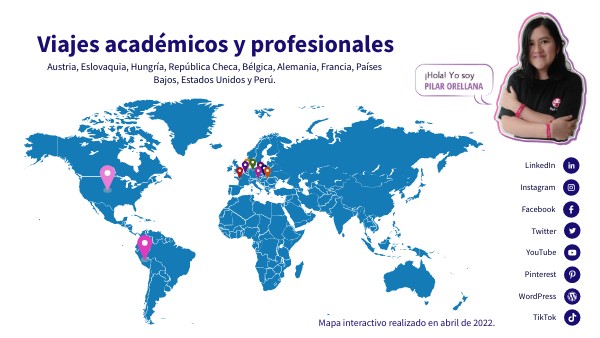 Ejemplo de mapas interactivos en Genially