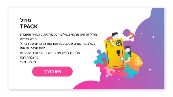TPACK מודל | Genially