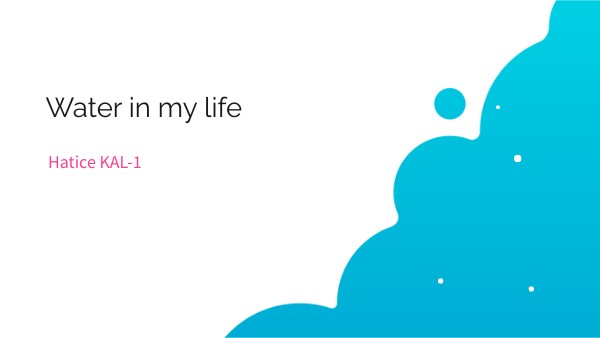 My diary about Water | Genially