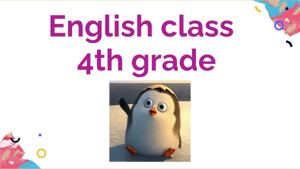 4th grade WEEK 7