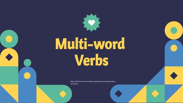 multiword verbs | Genially