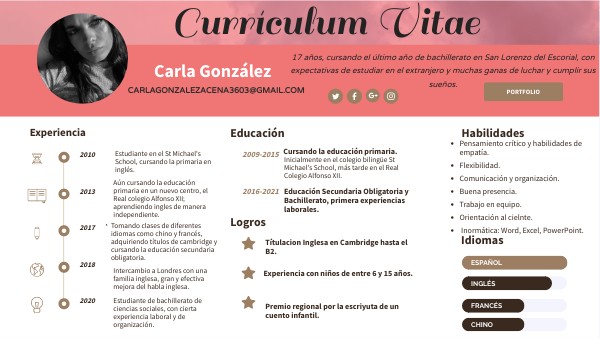CV GENIAL | Genially