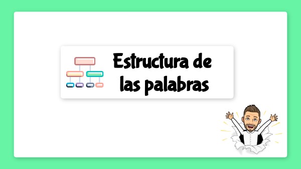 Estructura de la palabra | Genially