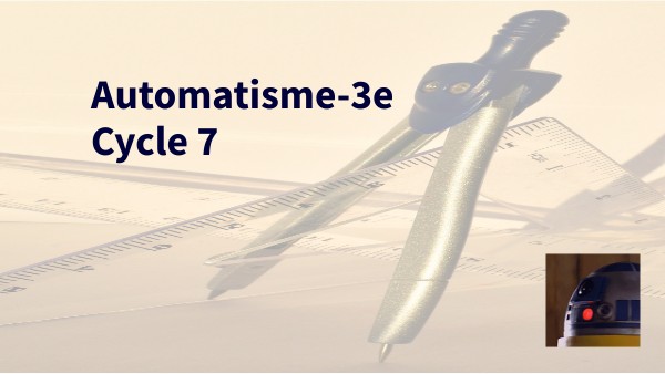 Automatisme 3e Cycle 7 | Genially