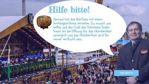Escape game Oktoberfest | Genially