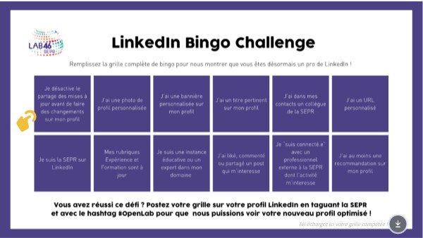 Linkedin Bingo Challenge
