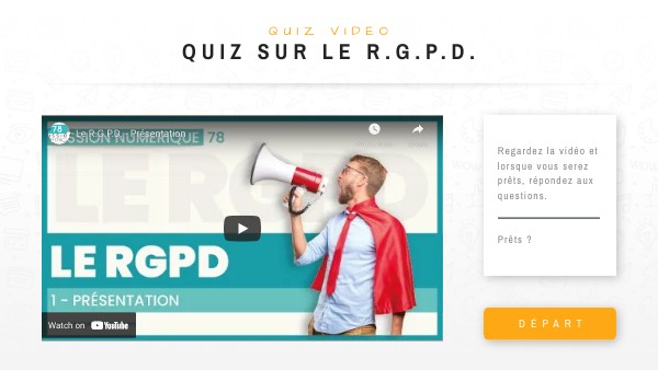 QUIZ VIDEO R.G.P.D. | Genially