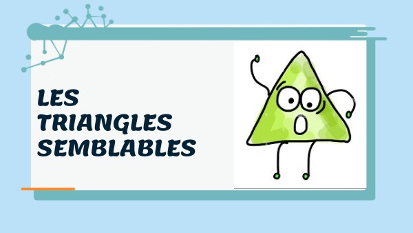 Triangles semblables | Genially