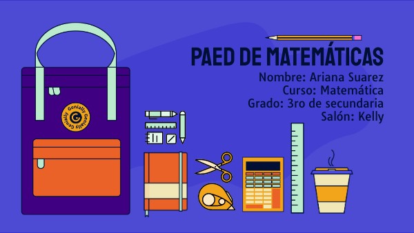 PAED de matemáticas | Genially