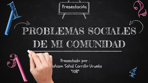 Problemas sociales de mi comunidad | Genially