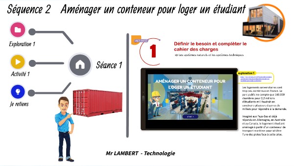 S1 - Séquence_2_5eme_Aménager un conteneur | Genially