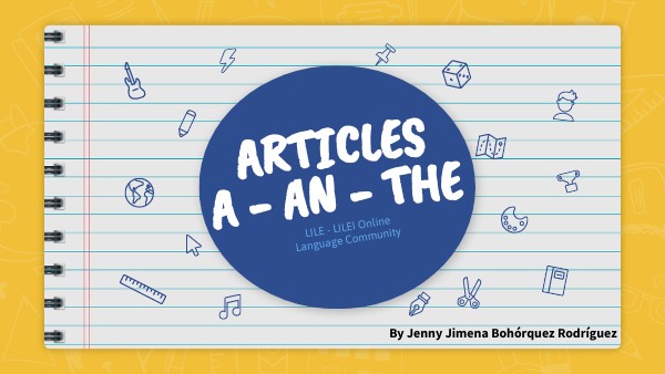 GRAMMAR _ ARTICLES A - AN - THE | Genially
