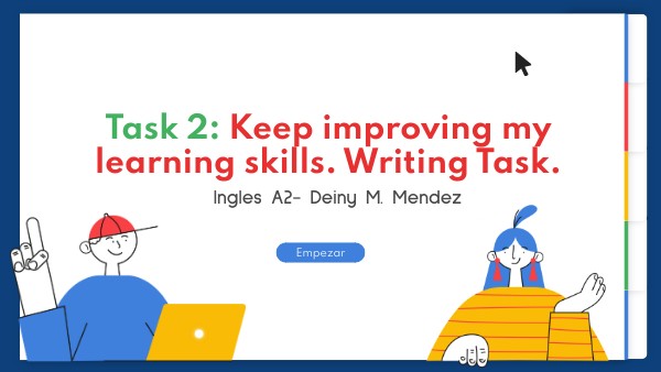 Task 2: - Keep improving my learning skills. Writing Task. | Genially