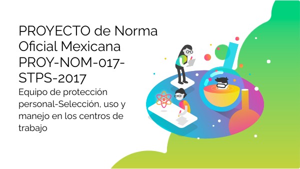 NORMA Oficial Mexicana NOM-017-STPS-2008, Equipo de protección persona