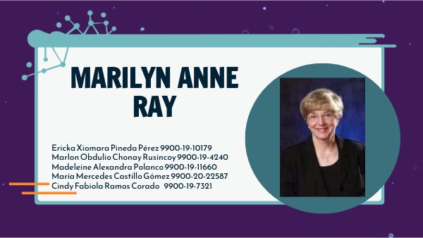 MARILYN ANNE RAY | Genially