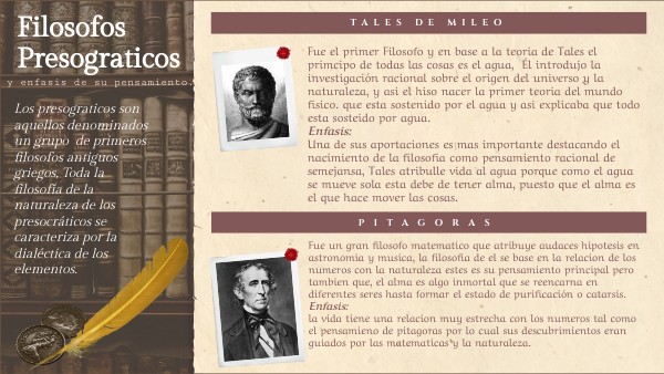 Infografías Presocráticos | Genially