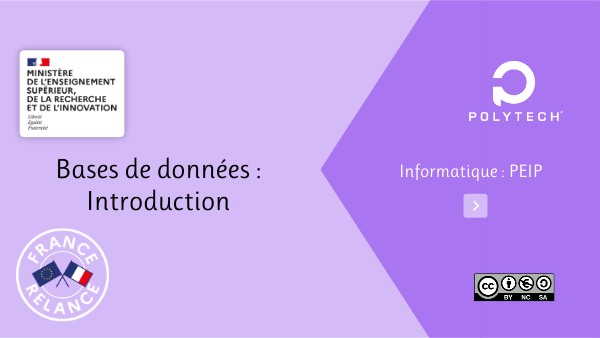 1. (IA) BD : Introduction