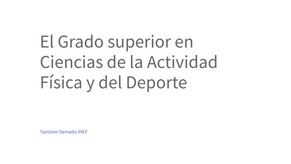 Grados para trabajo de iniciación | Genially