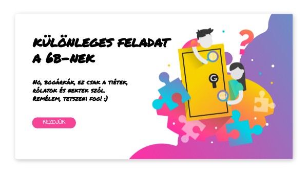 osztályfőnöki feladat | Genially