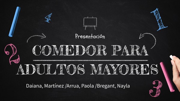 Comedor comunitario-adultos mayores | Genially