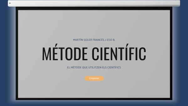 Métode Científic.