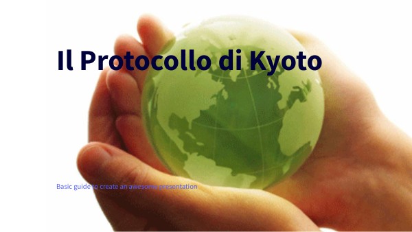 Il protocollo di kyoto