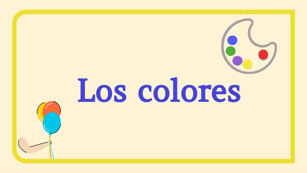 Los colores | Genially