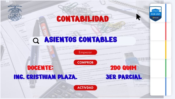 ASIENTOS CONTABLES | Genially